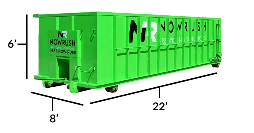 Roll-Off Dumpster Sizes | NowRush Recycling Solutions